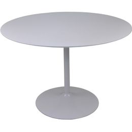 Esstisch Salesfever, B:110cm H:75cm T:110cm, wei&szlig;, K&uuml;che, Tische, gem&uuml;tlicher Esstisch rund, Bistrotisch, Tulpentisch