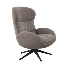 Relaxsessel FLEXLUX, B:70cm H:104cm T:79cm, braun, 100% Polyester, Wohnzimmer, Sessel, "Haze, hervorragender Komfort, Echtleder oder sanfter Stoff",