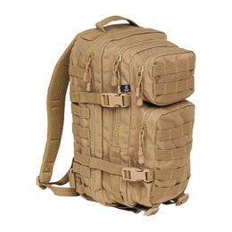 Rucksack Brandit "Brandit Herren Medium US Cooper Backpack", Gr. onesize, camel, Polyester, Rucksäcke