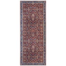 Teppich NORTHRUGS, B:80cm H:5mm L:200cm, bunt, Polyester, Wohnzimmer, Teppiche, "Vivana", Orientalisch, Läufer, Vintage, Wohnzimmer, Schlafzimmer,