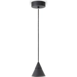 Paco Home Pendelleuchte "CLEA", Ø 10cm H: 10,5cm, schwarz, Esszimmer, Leuchten, LED Hängelampe Wohnzimmer Esszimmer Küchenlampe Hängend