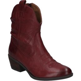 Josef Seibel Damen Stiefel "Daphne 49, bordeaux", Gr. 36, rot, Obermaterial: 100% Rindsleder Leather cow., Schuhe