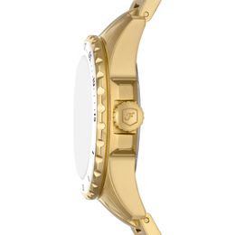 Fossil Damen Quarzuhr "Fossil BLUE DIVE LADIES", gold, Armbanduhren, Armbanduhr, Damenuhr, Edelstahlarmband, bis 10 bar wasserdicht