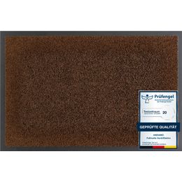 Fu&szlig;matte ANDIAMO, B:80cm H:6mm L:120cm, braun, Kunstfaser, Au&szlig;enbereich, Teppiche, "Verdi, Made in Netherlands", Schmutzfangmatte, Eingangsmatte,