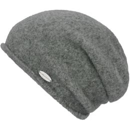Chillouts Damen Beanie "Lino Hat", grau, Obermaterial: 78% Polyester, 12% Polyamid, 6% Wolle, 4% Elasthan, Mützen