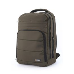 Herren Cityrucksack "Pro", National Geographic, gr&uuml;n, Nylon, Rucks&auml;cke, mit vielen Funktionen