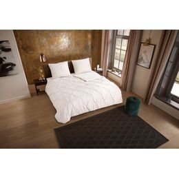 Wendebettwäsche, beige, PURE LUXURY COLLECTION, Microfaser, Obermaterial: 100% Polyester, Bettwäsche, "Elegence", Mikrofaser, Uni, Stickerei,