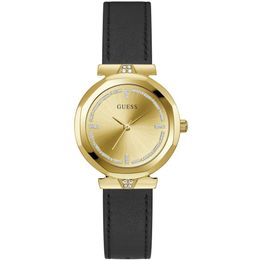 Guess Damen Quarzuhr "RUMOUR", schwarz, Armbanduhren, Armbanduhr, Damenuhr