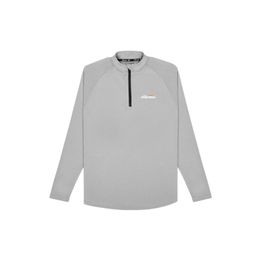 Ellesse Herren Longsweatshirt "Longsleeve Bovaro 1/2 Zip Top", grau, Gr. L, Obermaterial: 100% Polyester PES., Sweatshirts
