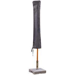 Sonnenschirm-Schutzh&uuml;lle, B:30cm H:165cm L:165cm, grau, WINZA OUTDOOR COVERS, Polypropylen (PP), Planen, geeignet f&uuml;r Schirme bis &oslash; 300 cm, Ma&szlig;e