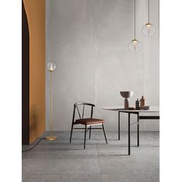 NOVA LUCE Stehlampe "GALEO", 1, &Oslash; 22cm H: 162cm, 1 Stk.gold, Wohnzimmer, Leuchten