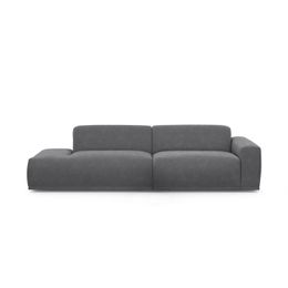 Big-Sofa Trendmanufaktur, B:277cm H:72cm T:107cm, grau, 92% Polyester, 8% Nylon, Sofas, "Braga, mit hochwertigem Kaltschaum, Megasofa, in Cord