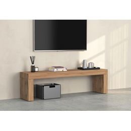 TV-Brücke Inosign, B:180cm H:50cm T:40cm, braun, FSC-zertifizierter Holzwerkstoff, Sideboards, "CHRONOS Breite 180 cm, mit eine 10 cm dicken stabilen
