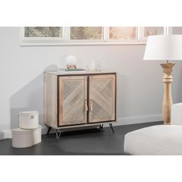 Kommode GUTMANN FACTORY, B:90cm H:85cm T:40cm, beige, Schlafzimmer, Sideboards