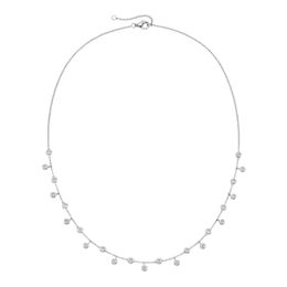 Smart Jewel Damen Collier "mit Zirkonia, Silber 925", 45cm, Silber 925 (Sterlingsilber), silber, Silber 925 (Sterlingsilber), Halsketten