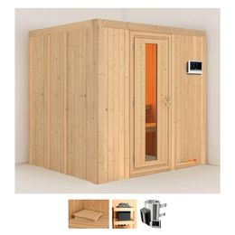 Karibu Sauna "Dima", Saunaofen, externe Steuerung, 3,6 kW, beige, Saunen, Ofen 3,6 kW externe Strg.easy