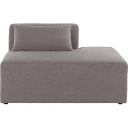 Recamiere LEONIQUE, B:85cm H:70cm T:122cm, grau, Sofas, "Alexane", Modul zum eigenen Zusammenstellen; viele Bezugsqualitäten und Farben