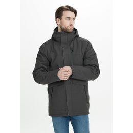 WHISTLER Herren Parka "Buron", grau, Gr. L, unifarben, 100% Polyester, Jacken, mit komfortablem Langschnitt