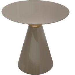 Beistelltisch Kayoom, B:46,5cm H:40cm T:46,5cm, grau, 100% Eisen, Wohnzimmer, Tische, "Art Deco 325, Abstelltisch aus Metall,funktional und stabil",