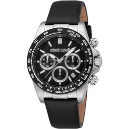 Roberto Cavalli Herren Quarzuhr "Men", schwarz, Armbanduhren, Armbanduhr, Herrenuhr, analog