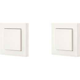 eve Schalter "Light Switch (HomeKit) 2er Pack", B:8,5cm H:8,5cm L:4,1cm, wei&szlig;, Schalter