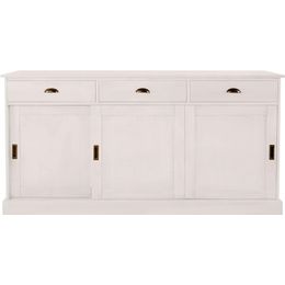 Home Affaire Sideboard "Schr&ouml;der" Kommode, 3 Schiebet&uuml;ren, 3 Schubkasten, aus massivem Kiefernholz