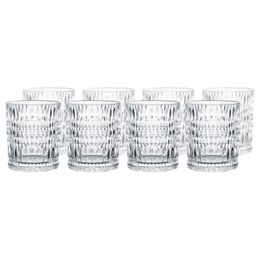 Nachtmann Whiskyglas "Becher Ethno 304 ml 8er Set transparent", transparent, Trinkgefäße