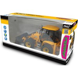 Jamara Kinder RC-Bagger "Baggerlader JCB", gelb, Kunststoff, B:14cm H:17cm T:61cm, Fernlenkfahrzeuge