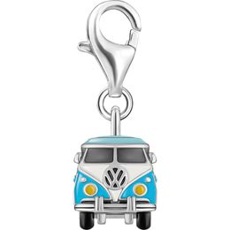 Thomas Sabo Damen Charm-Einhänger "Charm Hippie-Bus bunt", silber, Silber 925 (Sterlingsilber), Charms