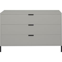 Mäusbacher Kommode MÄUSBACHER, B:119cm H:80cm T:45cm, grau, Holzwerkstoff, Sideboards, "Bonnie TOPSELLER", Kommode mit Quadratgestell