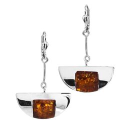 OSTSEE-SCHMUCK Damen Paar Ohrh&auml;nger "- Klara - Silber 925/000 - Bernstein", Silber 925 (Sterlingsilber), silber, Silber 925 (Sterlingsilber), Ohrringe