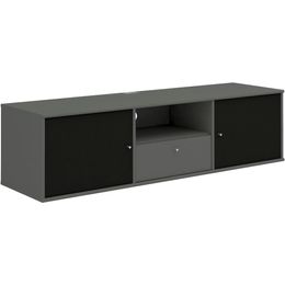 Hammel Furniture "Mistral Fernsehschrank, Medienm&ouml;bel, H&auml;ngend" mit T&uuml;ren mit Akustikstoff, Kabeldurchf&uuml;hrung, Lowboard, B: 161,5 cm
