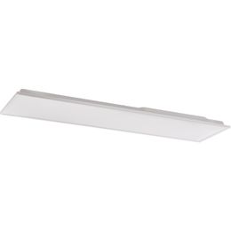 Eglo Deckenleuchte "HERRORA-Z Deckenlampe weiß, Tuneable White, ZigBee 3.0, Panel, Timer", H: 4cm, 1 Stk., weiß, Wohnzimmer, Leuchten, App /
