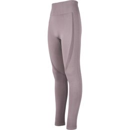 Endurance Jungen Lauftights "Erini Jr.", lila, Gr. 152, Rautenmuster, unifarben, 92% Polyamid, 8% Elasthan, Hosen, aus schnelltrocknendem