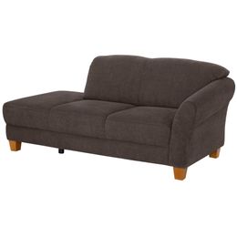 Recamiere Home Affaire, B:194cm H:84cm T:91cm, braun, Struktur (100% Polypropylen);Luxus-Microfaser (100% Polyester) 90% Polyester/10%