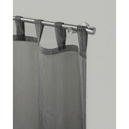 Gardinenstange Garesa, L:320cm &Oslash;:16mm, silber, Metall, Gardinenstangen, "KAPPE", Vorhanggarnitur, verl&auml;ngerbar, Kappe, edelstahl optik, ohne Ringe