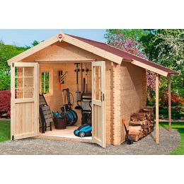 Gartenhaus Weka, beige, Massivholz, Gartenh&auml;user, "Jens Gr.1"