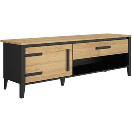 TV-Board GAMI, B:171cm H:55cm T:45cm, braun, Spanplatte, Sideboards, "Cork", 1 T&uuml;r und 1 Schublade