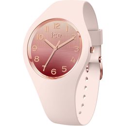 Ice Watch ICE-WATCH Damen Quarzuhr "ICE horizon - Small - 3H", rosa, Armbanduhren, Armbanduhr, Damenuhr, analog, Silikonarmband