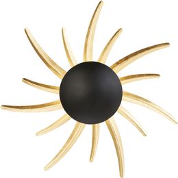 Fischer und Honsel Wandleuchte "Sol", 1, H: 10cm, 1 Stk., beige, FISCHER & HONSEL, Wohnzimmer, Leuchten, langlebige LED