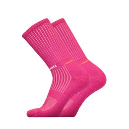 UphillSport Damen Socken "VIRVA 2er Pack", Gr. 43, pink, 83% Viskose, 15% Polyamid, 2% Elasthan, mehrfarbig, Socken, mit Elasthan-Grip
