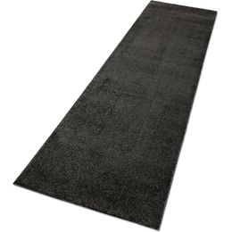 Hochflor-Teppich OTTO HOME, B:80cm H:25mm L:300cm, grau, Polyester, Teppiche, "Yvaine, auch als L&auml;ufer erh&auml;ltlich", Langflor, Shaggy, dichter weicher