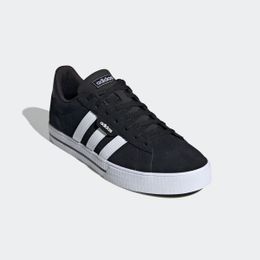 Herren Sneaker "DAILY 3.0", adidas Sportswear, Gr. 40, schwarz-weiß, Leder, Synthetik, Schuhe
