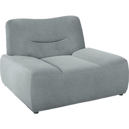 Sessel DOMO collection, B:122cm H:81cm T:109cm, gr&uuml;n, Wohnzimmer, Sessel, "Cesena modern, elegante flache Armlehnen, komfortabel"