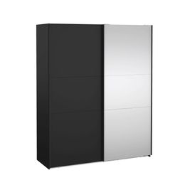 Schwebet&uuml;renschrank Home Affaire, B:178,5cm H:221cm T:66,6cm, schwarz-wei&szlig;, FSC-zertifizierter Holzwerkstoff, Schr&auml;nke, "Como, Kleiderschrank,