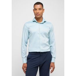 Eterna Herren Langarmhemd "SLIM FIT"grün, Gr. 42, 40% cotton, 4% Elasthan, 56% Lyocell, Hemden, EASY IRON (bügelleicht)