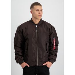 Herren Bomberjacke "MA-1 CS", braun, Gr. S, Alpha Industries, Obermaterial: 100% Nylon, Futter: 100% Nylon, Füllung: 100% Polyester, Jacken