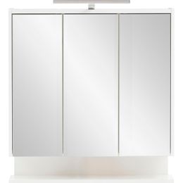 Spiegelschrank Inosign, B:65cm H:71,4cm T:16cm, wei&szlig;, Badezimmer, Schr&auml;nke, "List", Breite 65 cm