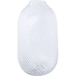 Home Affaire Tischvase "Marenne", B/H/T: 34cm &Oslash; 20cm, transparent, Vasen, aus Glas, mit wundersch&ouml;nem Schliff