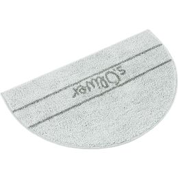 Badematte s.Oliver, H:10mm, grau, Polyester, Badematten, "Allie, Badvorleger, Badezimmer Teppich, Duschvorleger", Badteppich, weiche Haptik,